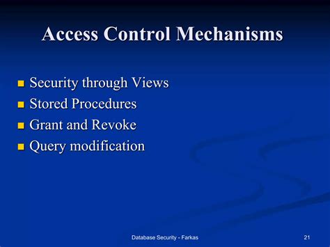 Database Security Design Ppt Databases Computer Software And Applications