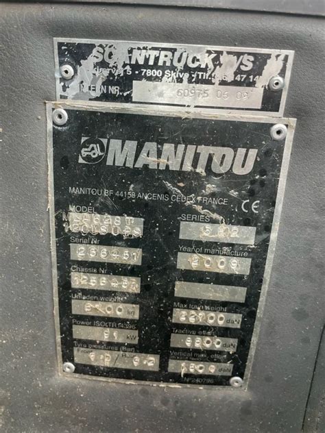 2009 Manitou Mla 628 Telehandler For Sale In Northern Ireland