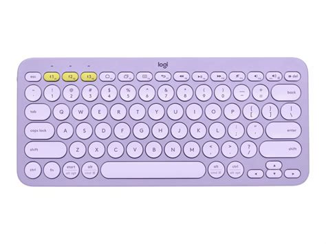 Logitech K380 Multi Device Bluetooth Wireless Keyboard Lavender Lemonade Keyboard Wireless