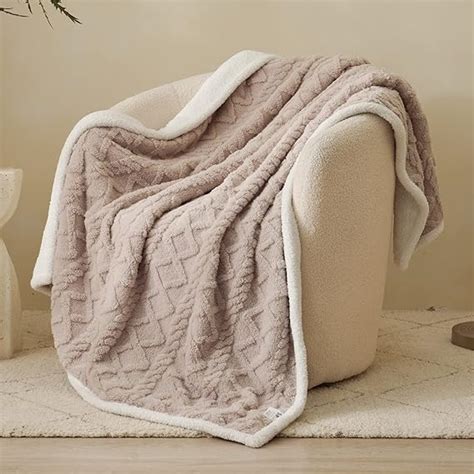 Simpleandopulence Sherpa Fleece Throw Blanket Soft Fluffy