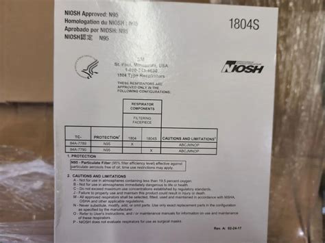 3m Vflex N95 Small Disposable Face Mask Niosh Respirator 50 Box 1804s 50051131275930 Ebay