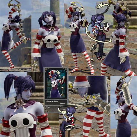 Squigly From Skullgirls Scrolller
