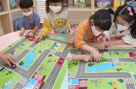 차이야 놀자 신기한 자석 자동차 놀이 세트 2종 중 1가지 차이의 놀이