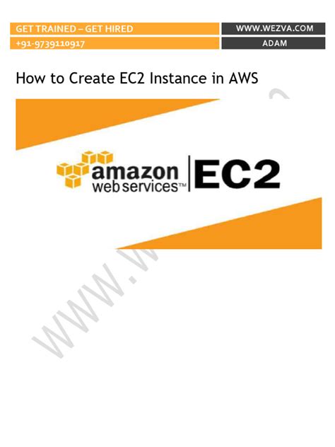 How To Create Ec2 Instances In Aws Pdf Amazon Web Services Command Line Interface
