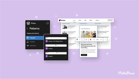 Wordpress Patterns Vs Template Parts Clarifying The Difference In Simple Language Motopress