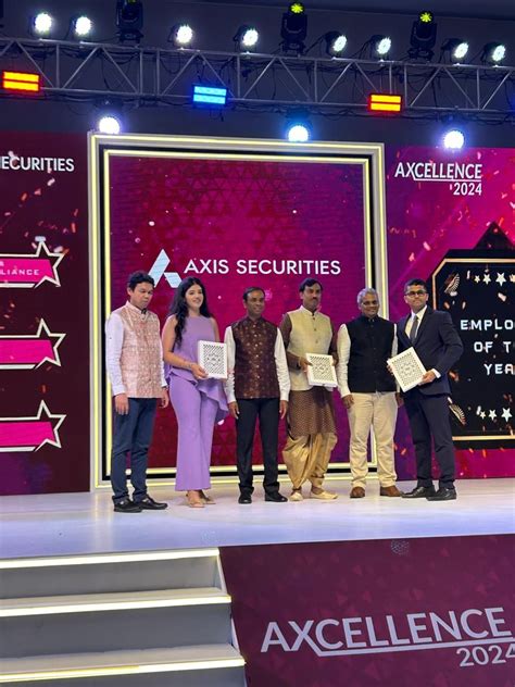 Privileged And Honoured To Have Received Employee Of The Year Award Axcellence2024 Axis