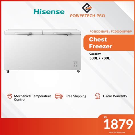 Hisense Chest Freezer With L L Ultra Large Capacity Keep H Fc D Bwb