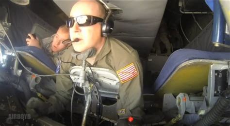 Heres How A Boom Operator Refuels An A 10 From A Kc 135 Tanker The