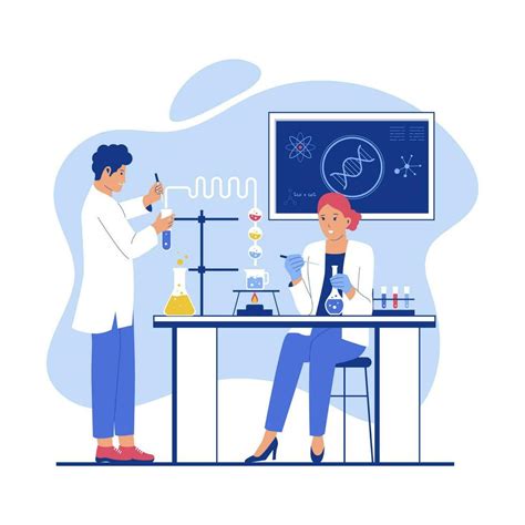 Professional Scientists Researchers Working And Analysis In Laboratory