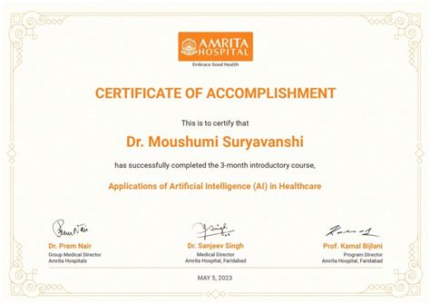 Moushumi Suryavanshi On Linkedin Ai Opportunity Doctors Projects