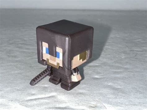 Minecraft Mini Figures Series 23 1 Steve W Netherite Armor Figure Mojang Ebay