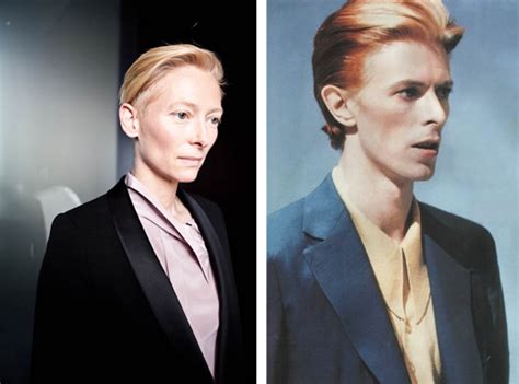 Tilda Swinton David Bowie Tilda Swinton X David Bowie Blackstar By