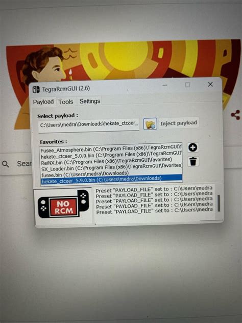 Inject Payload In Tegra Showing No Rcm Rswitchpirates