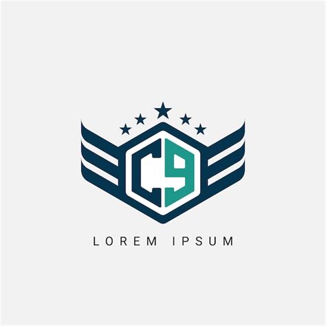 Premium Vector Alphabet Letter Ci Ic C I Logo Hexagon Shape Concept