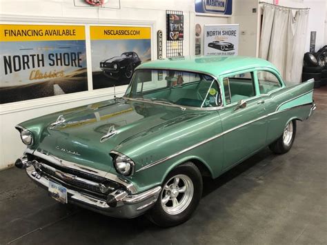 1957 Chevrolet Bel Air150210 Green With 4092 Miles Available Now