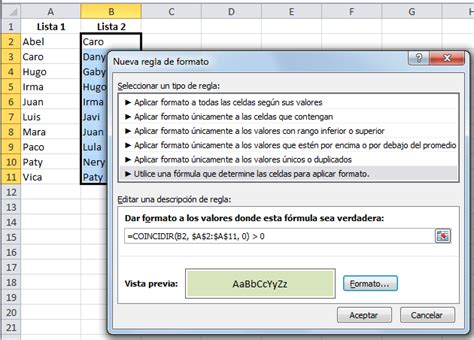 Cómo comparar dos listas en Excel Excel Total