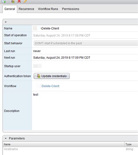 How Do I Add A Description To Scheduled Workflow Vmware Aria