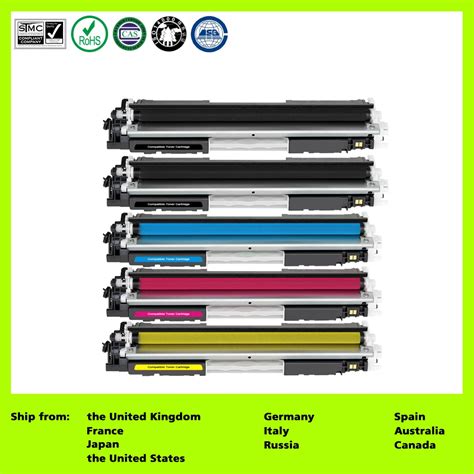 Compatible for 130A CF350A CF351A CF352A CF353A CF350 350A (5 Pack ...