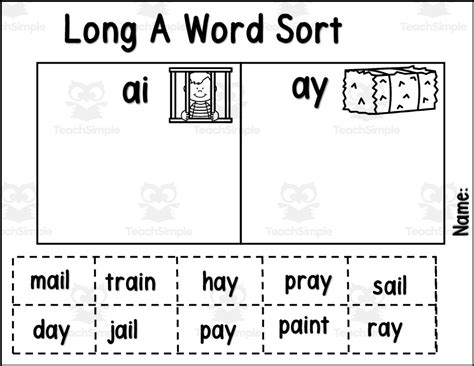 Long Vowel Patterns Activity Packet By Teach Simple