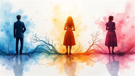 Free Reflective Silhouette Array Image Watercolor Silhouettes
