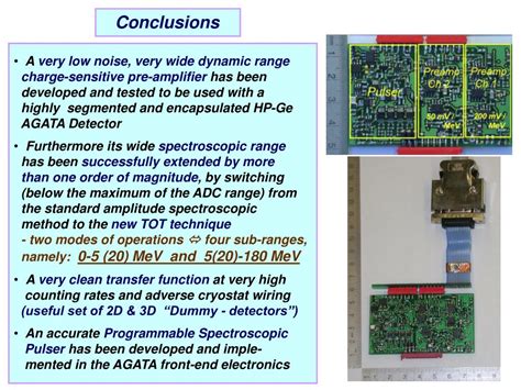 Ppt Upgraded Charge Sensitive Preamplifier Powerpoint Presentation