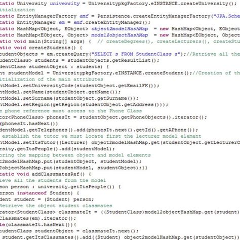 Orm Approach Class To Model Mapping Download Scientific Diagram