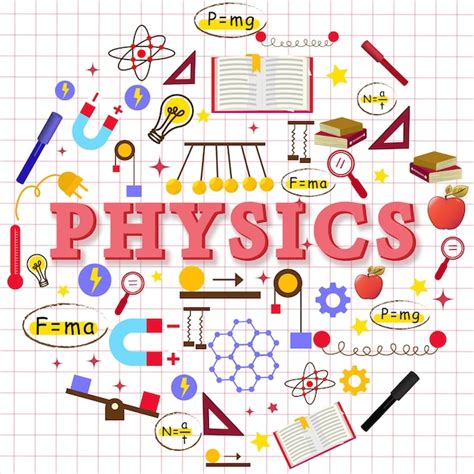 Physics Logo Design Clipart