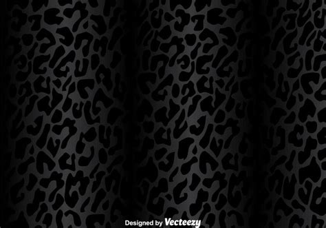 Black Leopard Print Wallpaper
