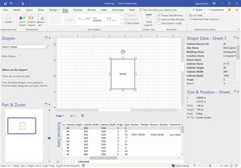 Changing Visio Shape Size And Angle With Linked Data BVisual