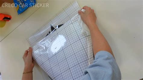 손쉽게 자동차스티커 붙이는 방법 Youtube