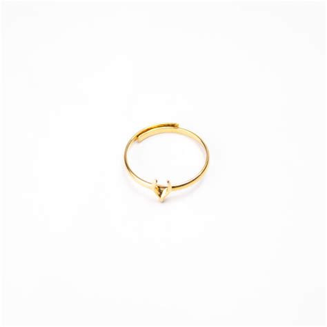 Wishbone Ring Twisted Silver