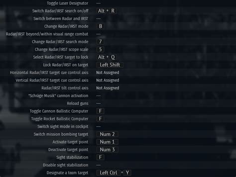 Good Key Bindings For Jets The Academy Players Helping Players War Thunder — Official Forum