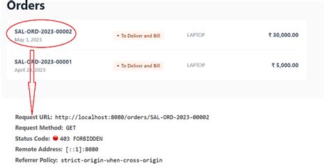 cors issue in erpnext portal when able to view order erpnext frappe