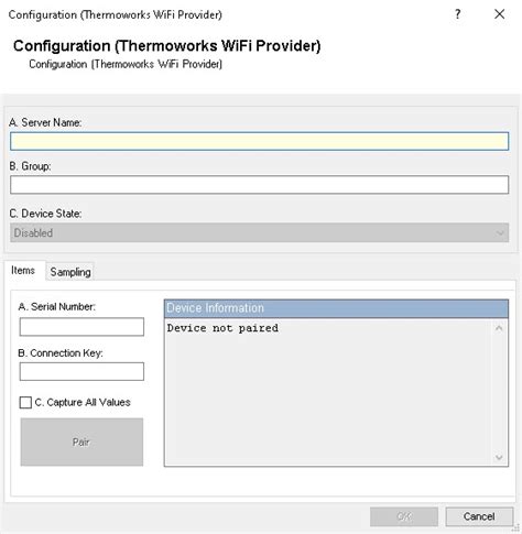 adding new thermoworks wifi provider to data management system
