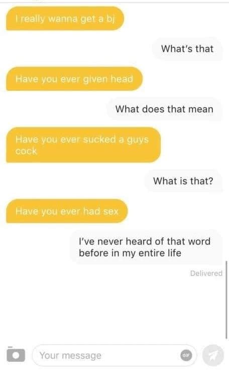 If We Make Sex Illegal Then In Just A Generation Or Two Bumble