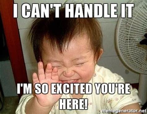 15 Cute Funny So Excited Meme Pics