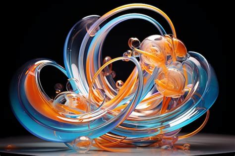 Premium Photo Abstract Swirling Circles Background