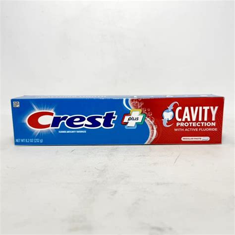 Jasmine Trading Inc Crest Plus Cavity Protection Toothpaste Regular