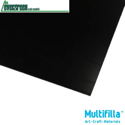 Evergreen Black Polystyrene Sheet Uv Resistant Multifilla