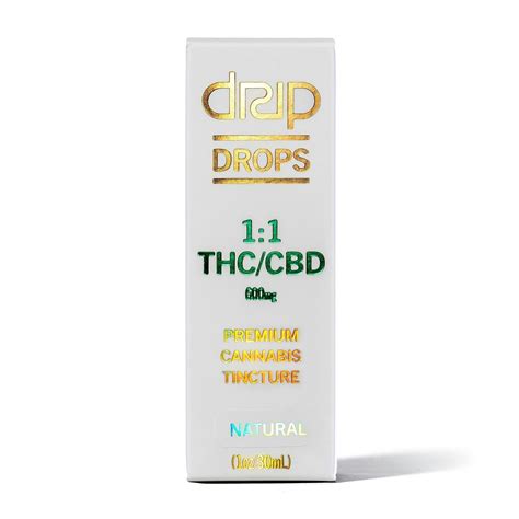 Drip Oils Extracts Drip Drops 11 Thccbd Vanilla 600mg Leafly