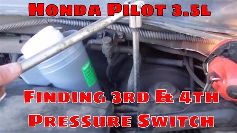 Finding The 3rd And 4th Transmission Pressure Switch Honda Pilot 2004