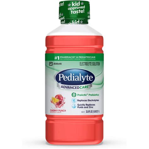 Pedialyte Advanced Care Cherry 338 Oz 8 Count — Home Health Nutrition