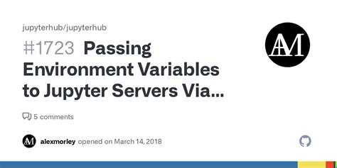 Passing Environment Variables To Jupyter Servers Via Rest Api · Issue
