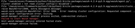 nf systemctl restart wazuh manager