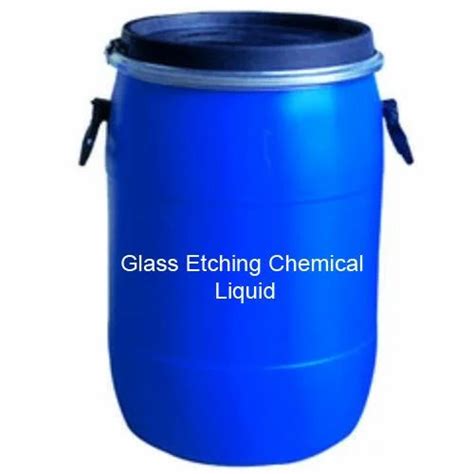 Glass Etching Chemical Liquid For Industrial Packaging Type Can And