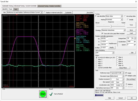 Automatic Tuning Interfaces Usage For Controllers Tuning And Parameters Test Technosoft Motion