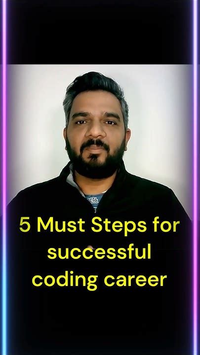 5 steps for success in coding career coding 2025 learnpython