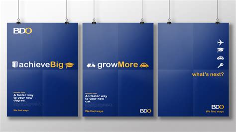 Bdo Bank Posters Point Design Inc Concepto Sur Graphic Design