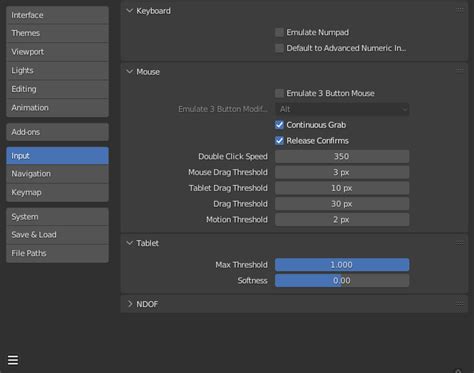 input blender 4 3 manual