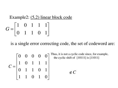 Ppt Cyclic Codes Powerpoint Presentation Free Download Id842764
